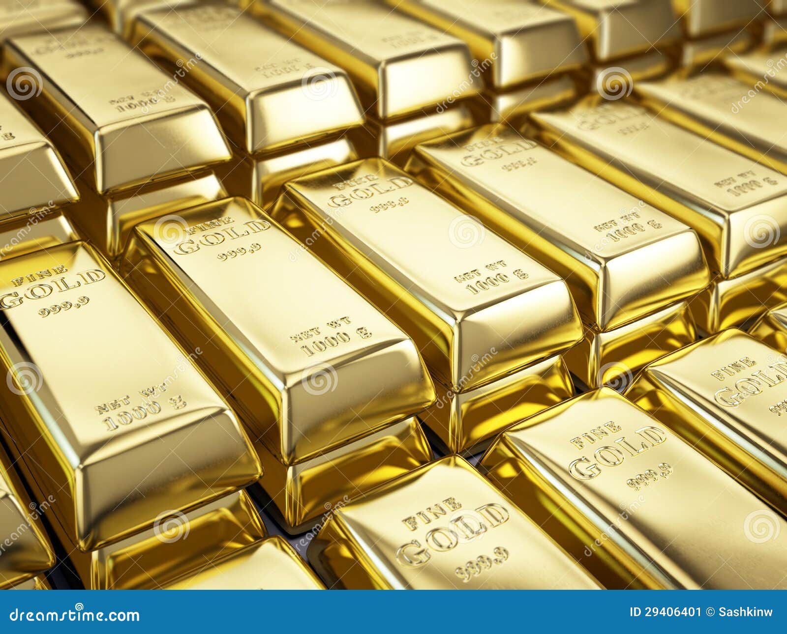 Zuiver Goudstaven stock illustratie. Illustration of teruggeven - 29406401