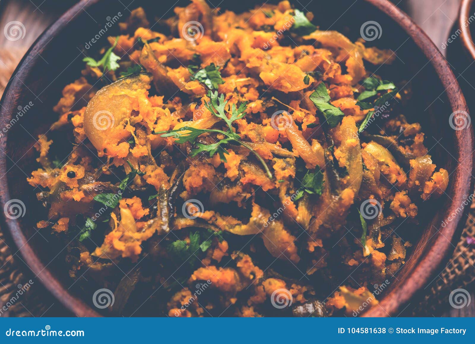 Zunka Bhakar Pithla O Pitla, Comida India Foto de archivo - Imagen de ...