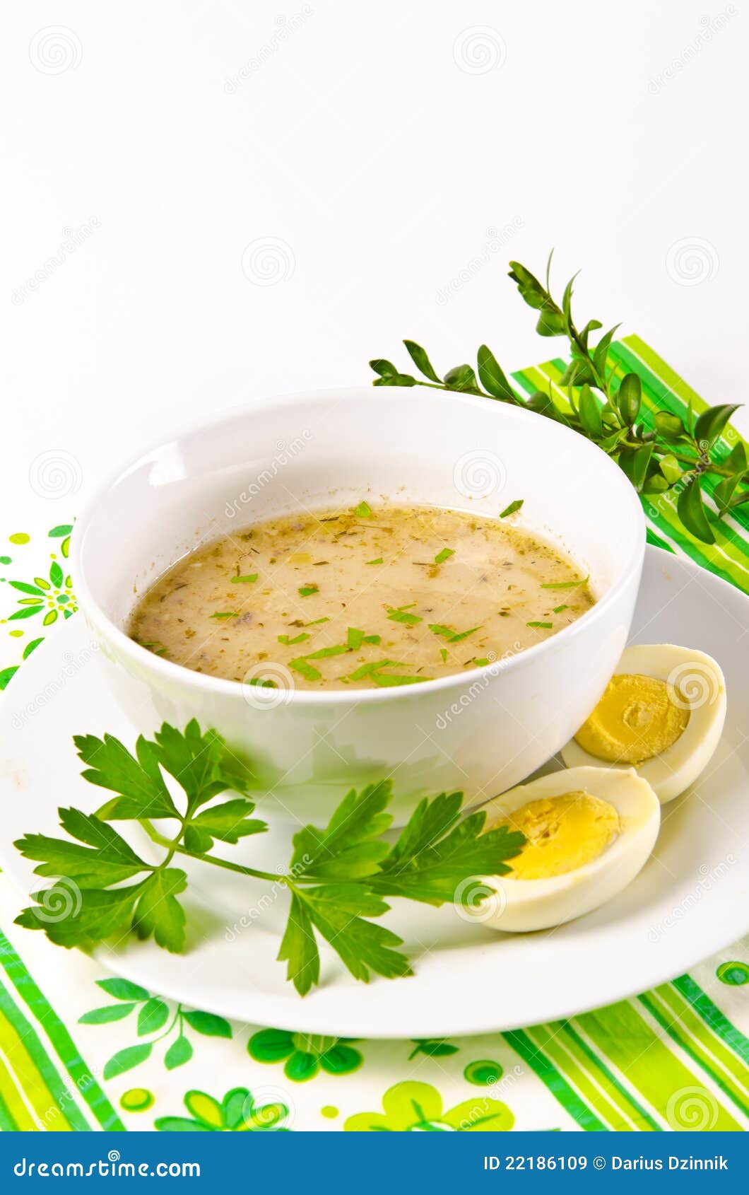 Zurek es una sopa polaca imagen de archivo. Imagen de polonia - 22186109