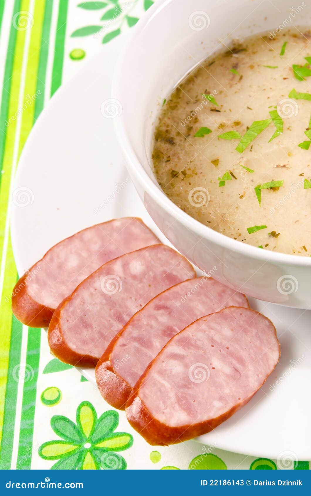 Zurek Es Una Sopa Polaca Decente Imagen de archivo - Imagen de cubo ...