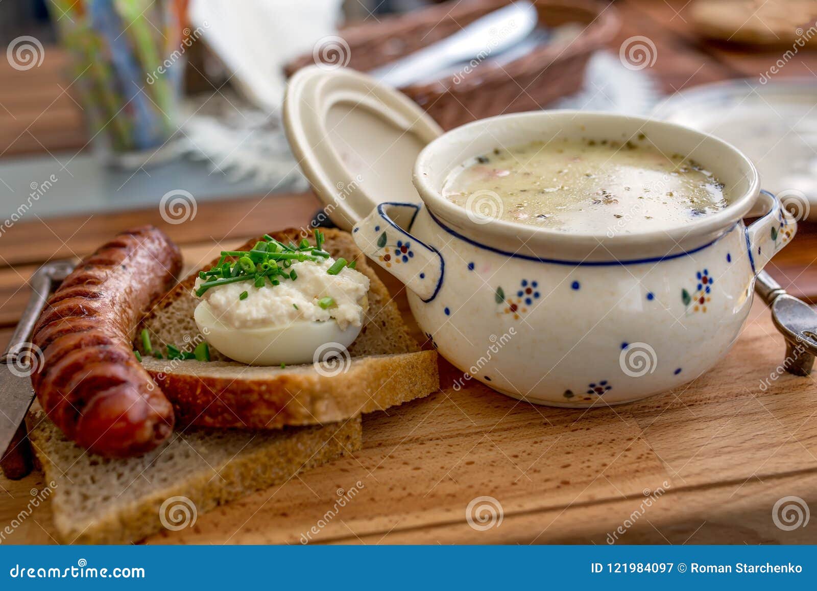 Zurek - Sopa Polaca Tradicional Imagen de archivo - Imagen de centeno ...