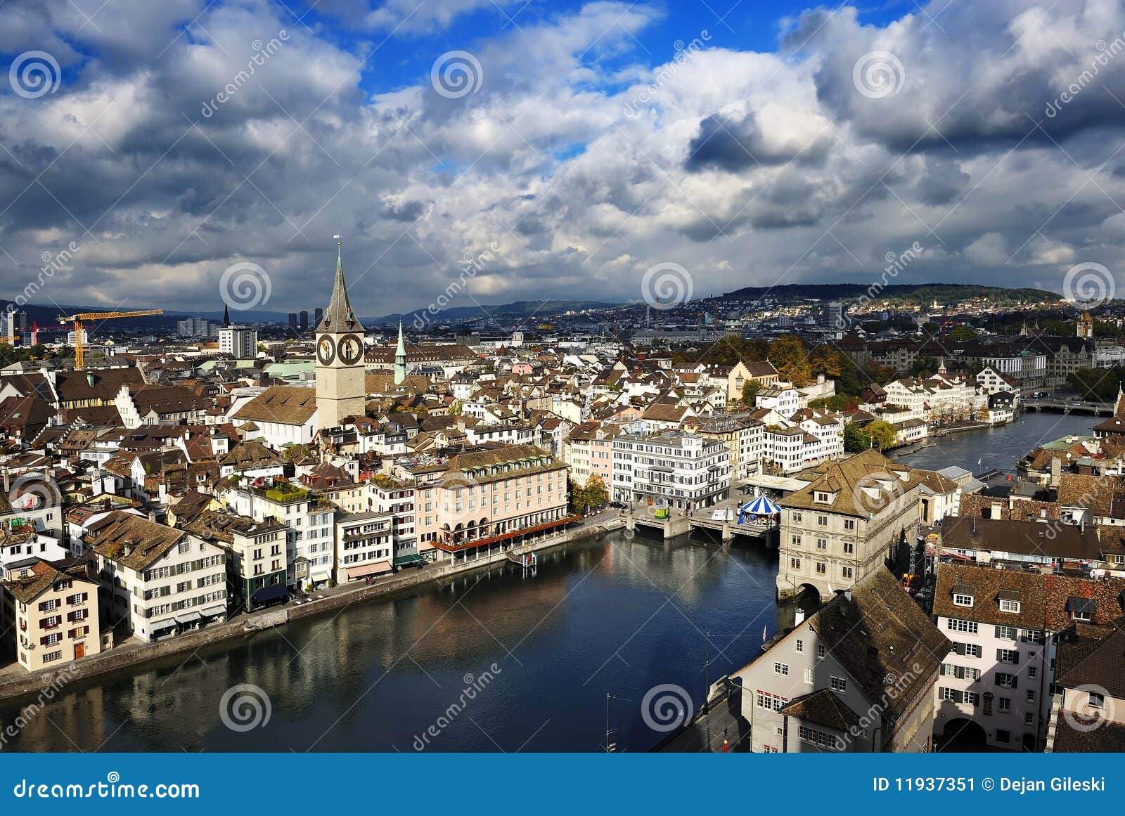 Zurich stock image. Image of blue, sightseeing, landmark - 11937351