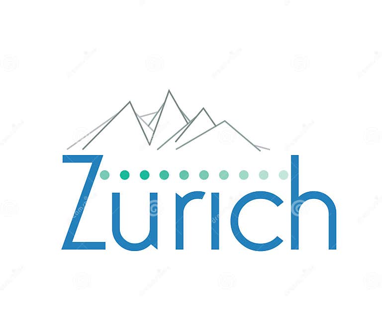 Zurich ilustración del vector. Ilustración de emblema - 42049760