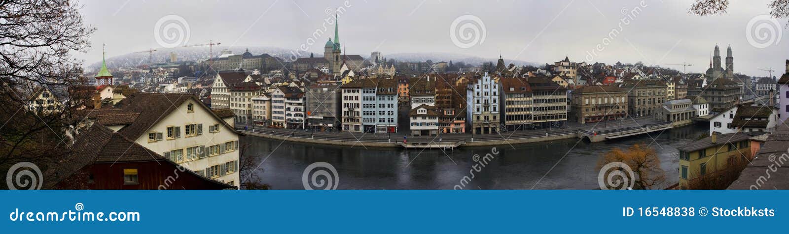 Zurich downtown stock photo. Image of traditional, tourism - 16548838