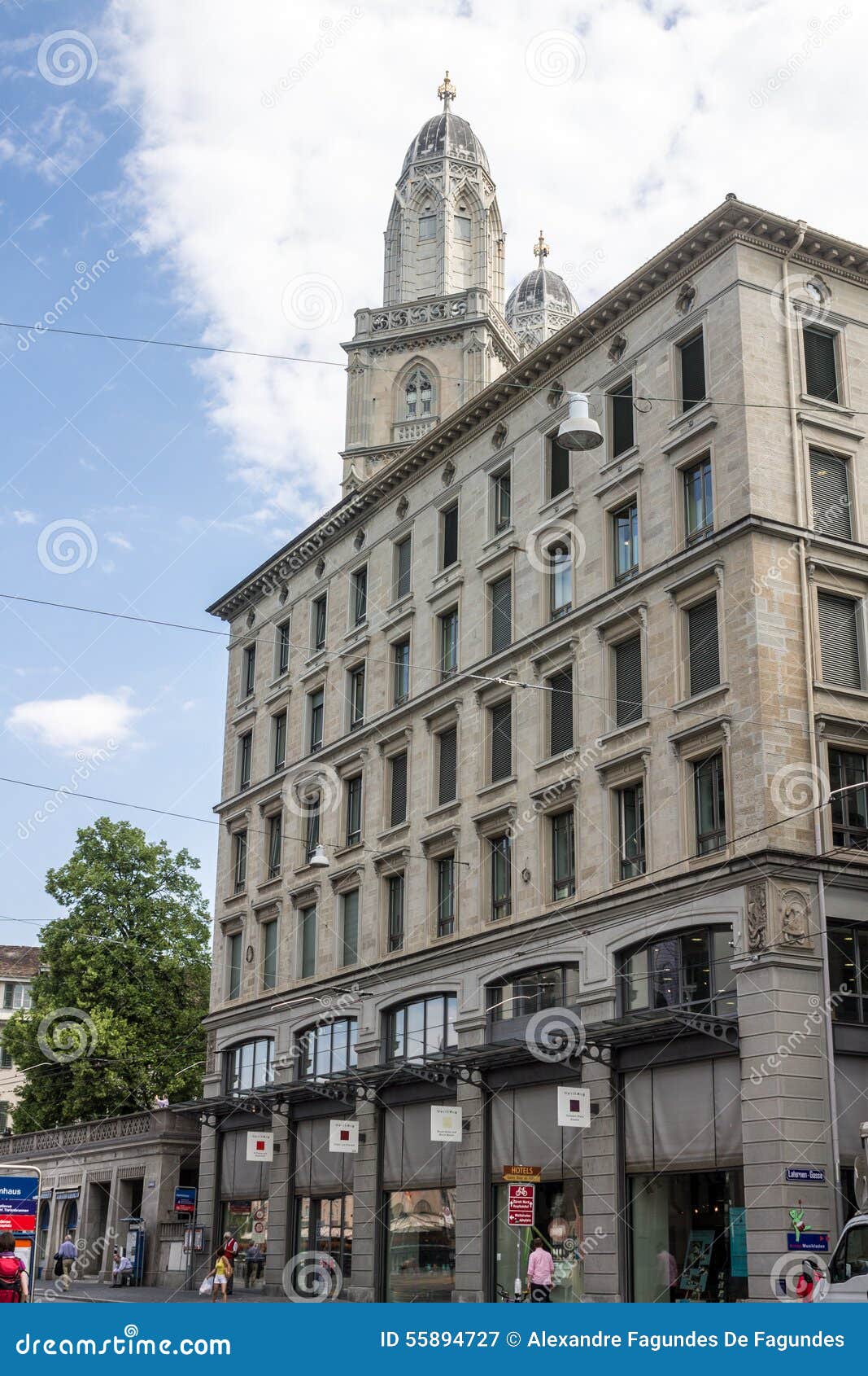 Zurich Switzerland Historical Building Editorial Photography - Image of ...