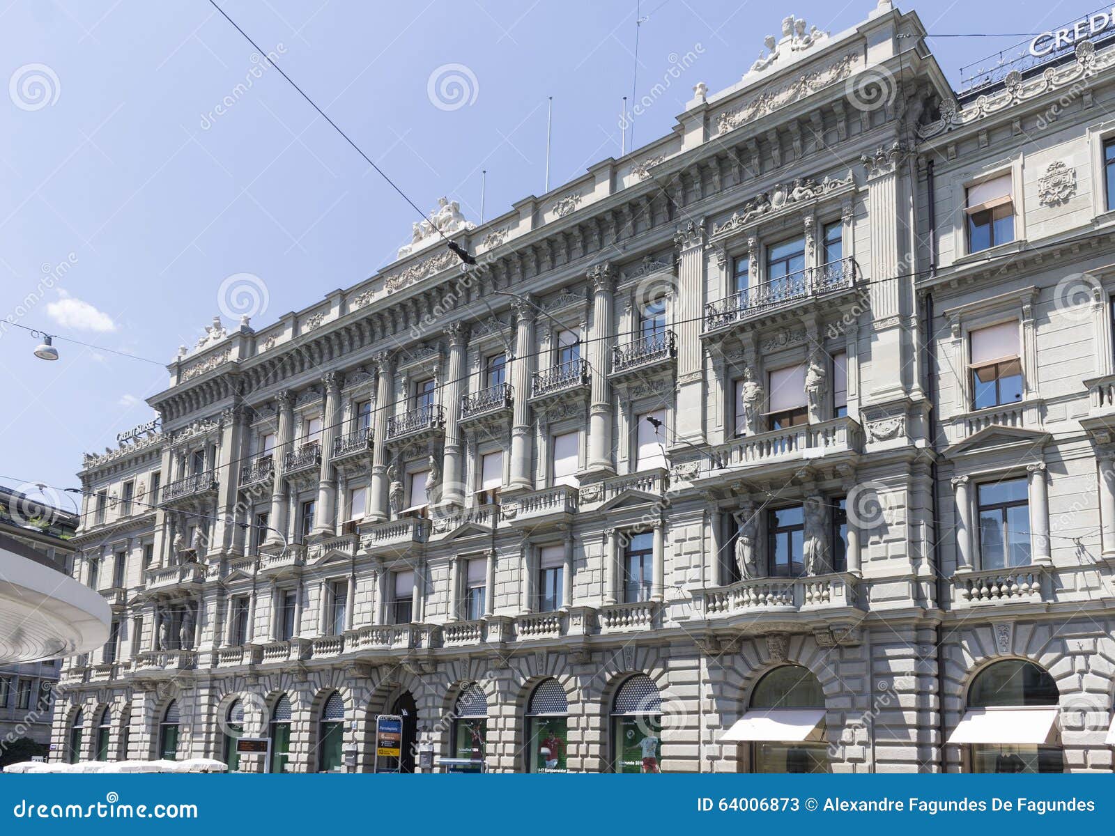 Zurich Switzerland Historical Building Editorial Stock Photo - Image of ...