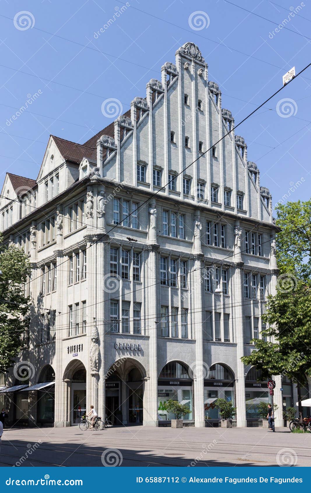 Zurich Switzerland Historical Building Editorial Photography - Image of ...