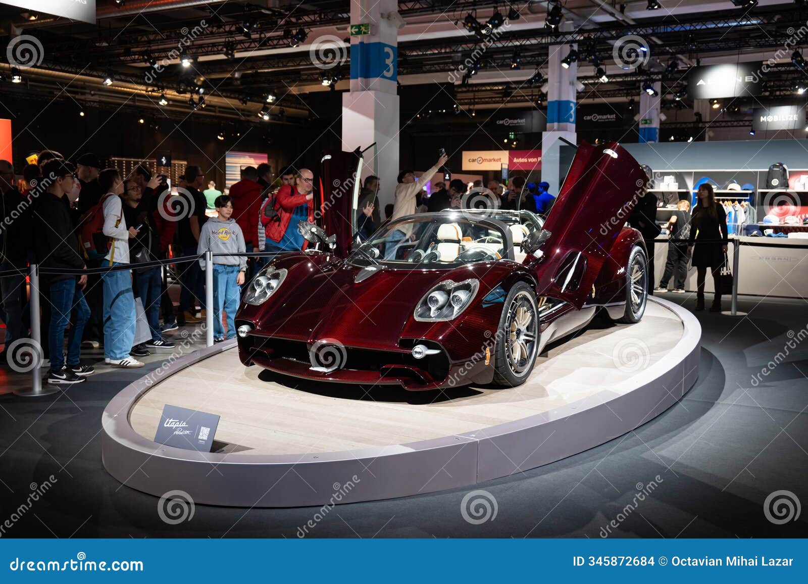 09-11-2024 Zurich, Switzerland. Pagani Utopia Hypercar at the Zurich ...