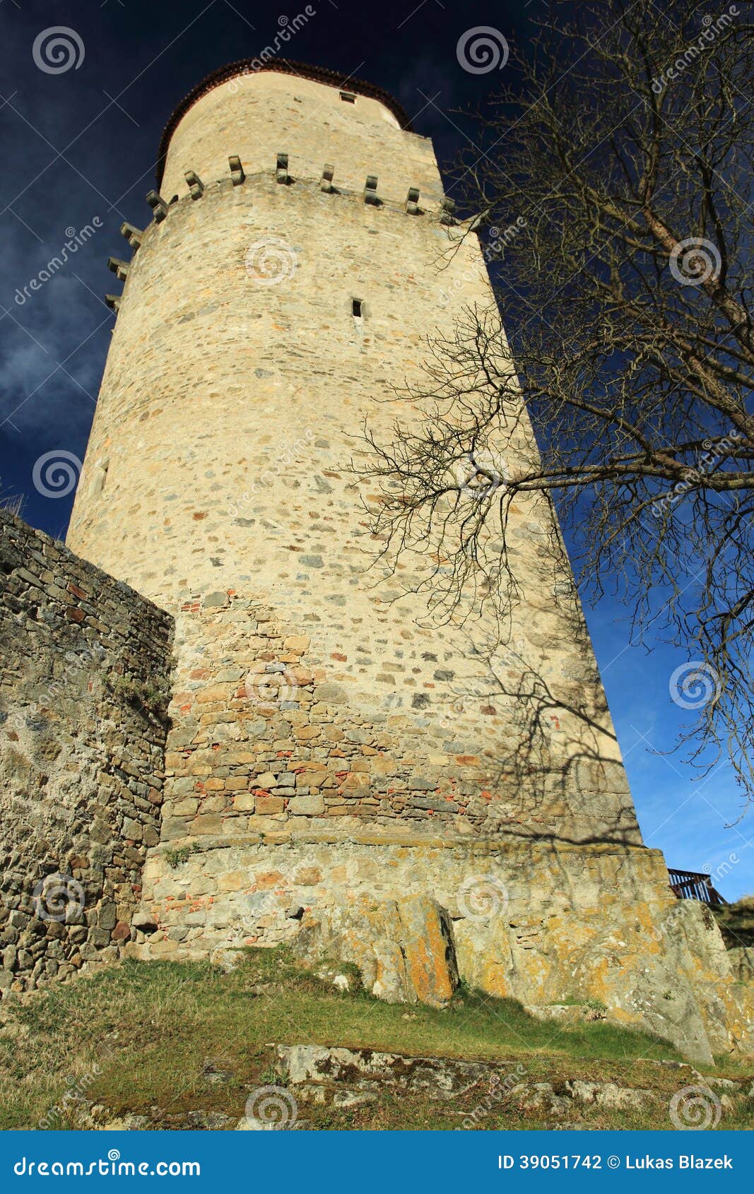Zvikov castle tower stock photo. Image of southern, zvikov - 39051742