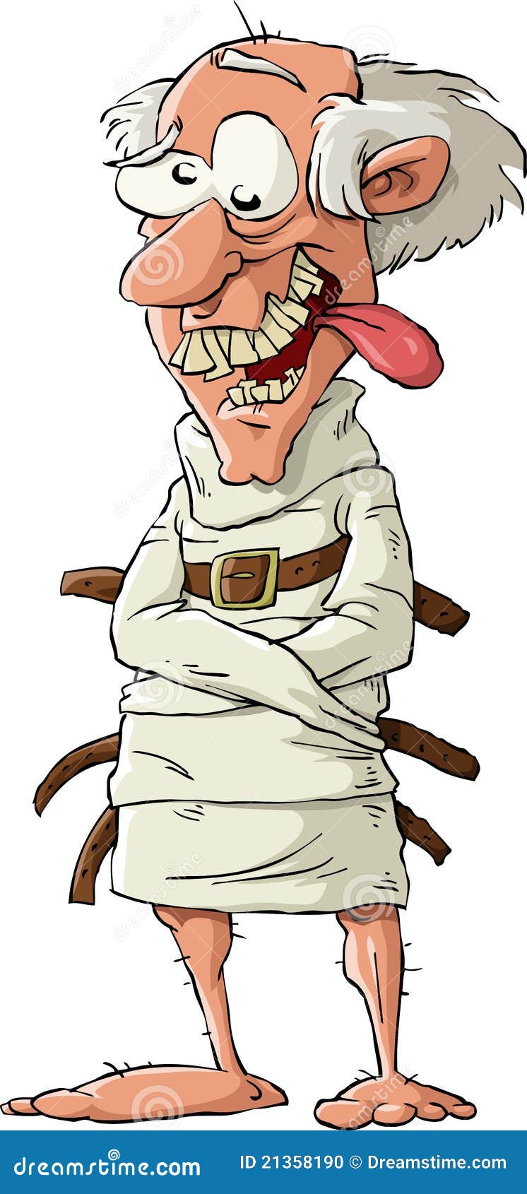 Zwangsjacke vektor abbildung. Illustration von überschwänglich - 21358190