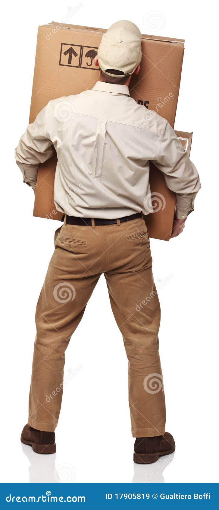 Zware levering stock afbeelding. Image of verzending - 17905819