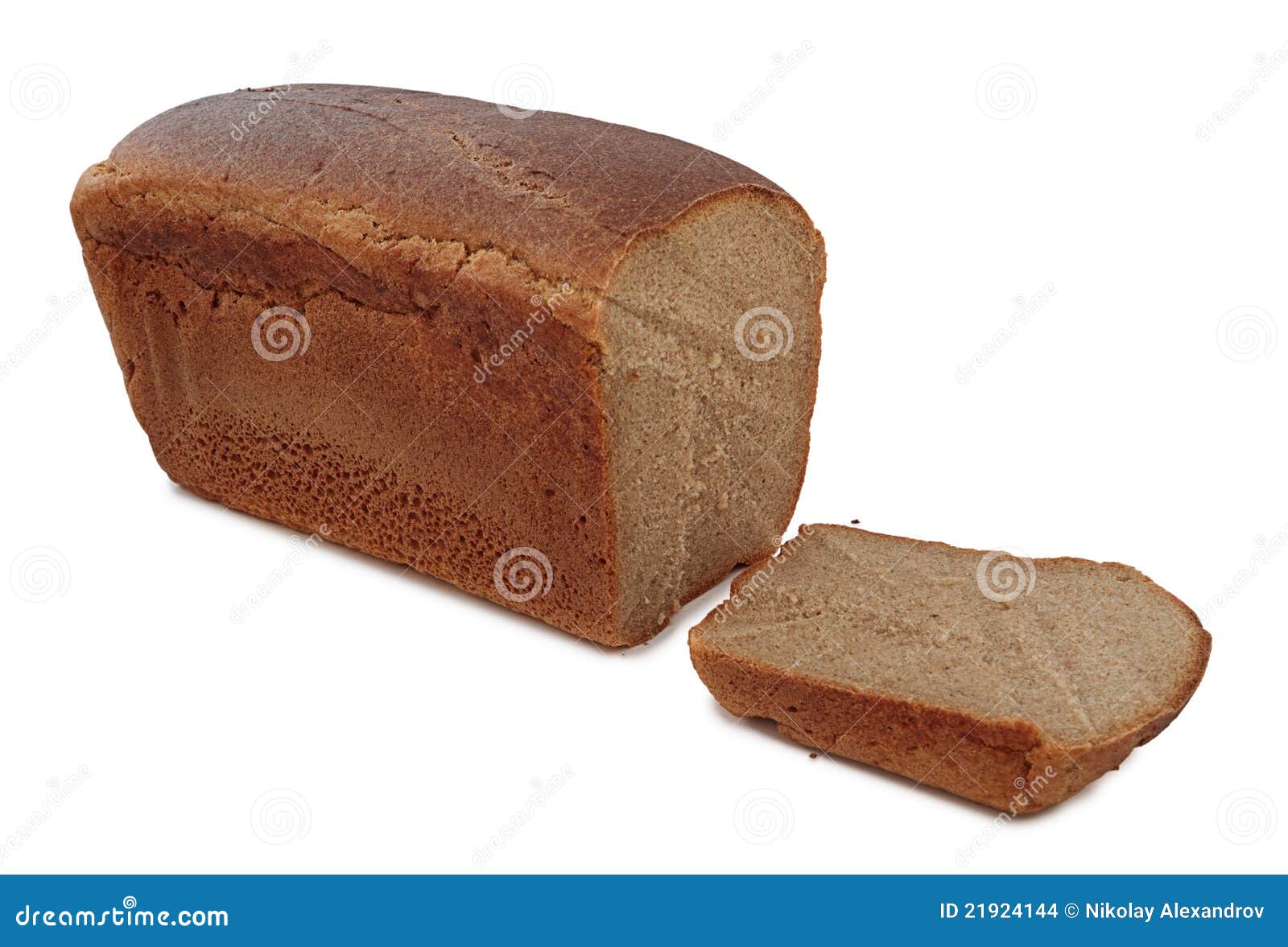 Zwart brood stock foto. Image of bovenkant, voorgerecht - 21924144