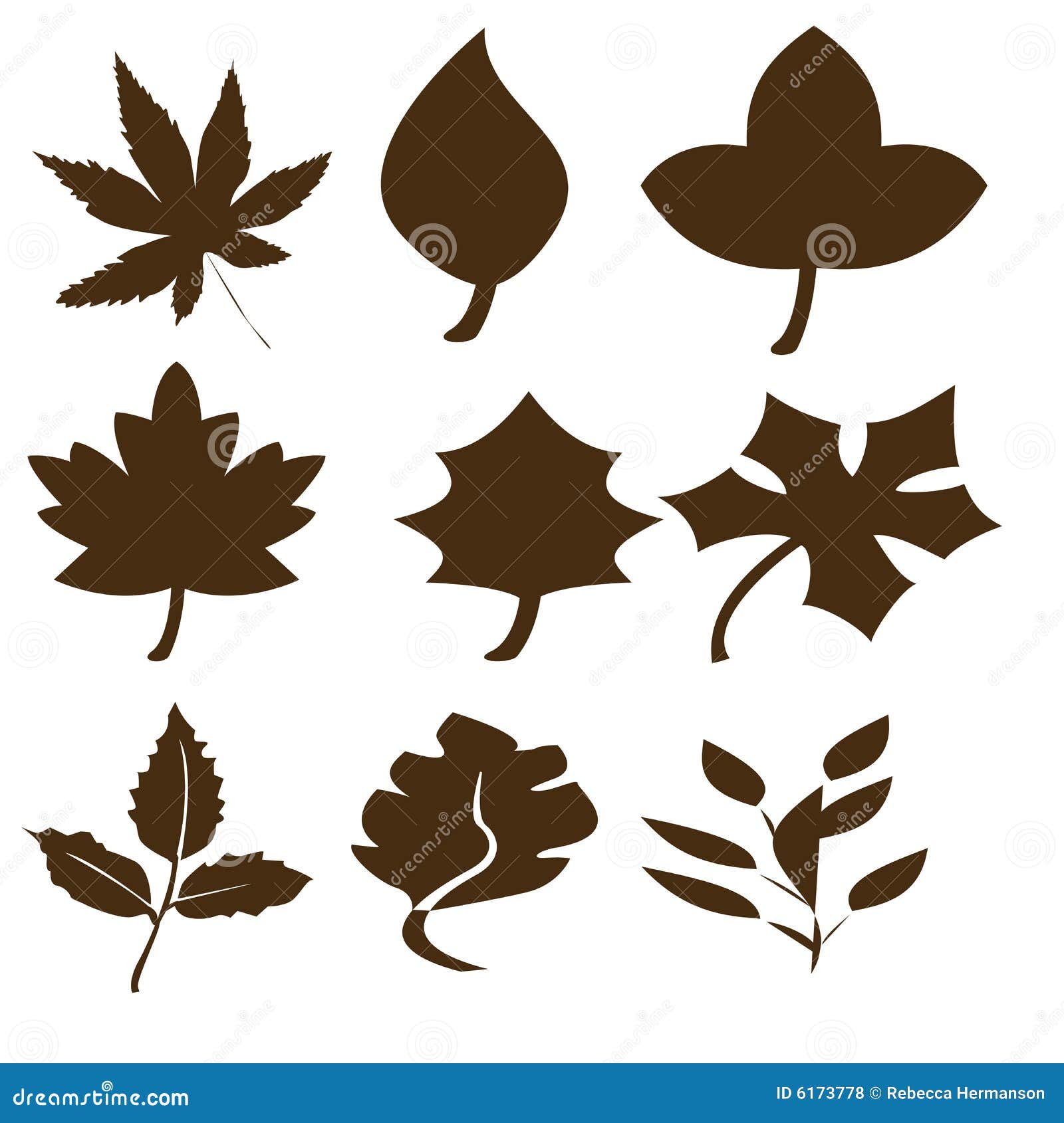 Zwarte Abstracte Bladvormen Stock Illustratie - Illustration of blad ...