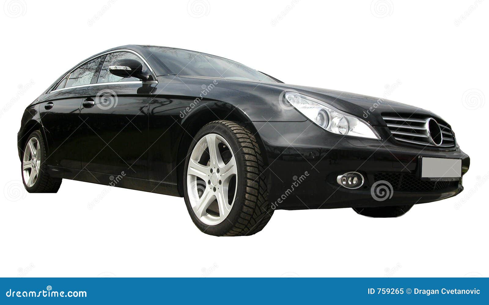 Zwarte auto stock afbeelding. Image of stijl, droom, luxe - 759265