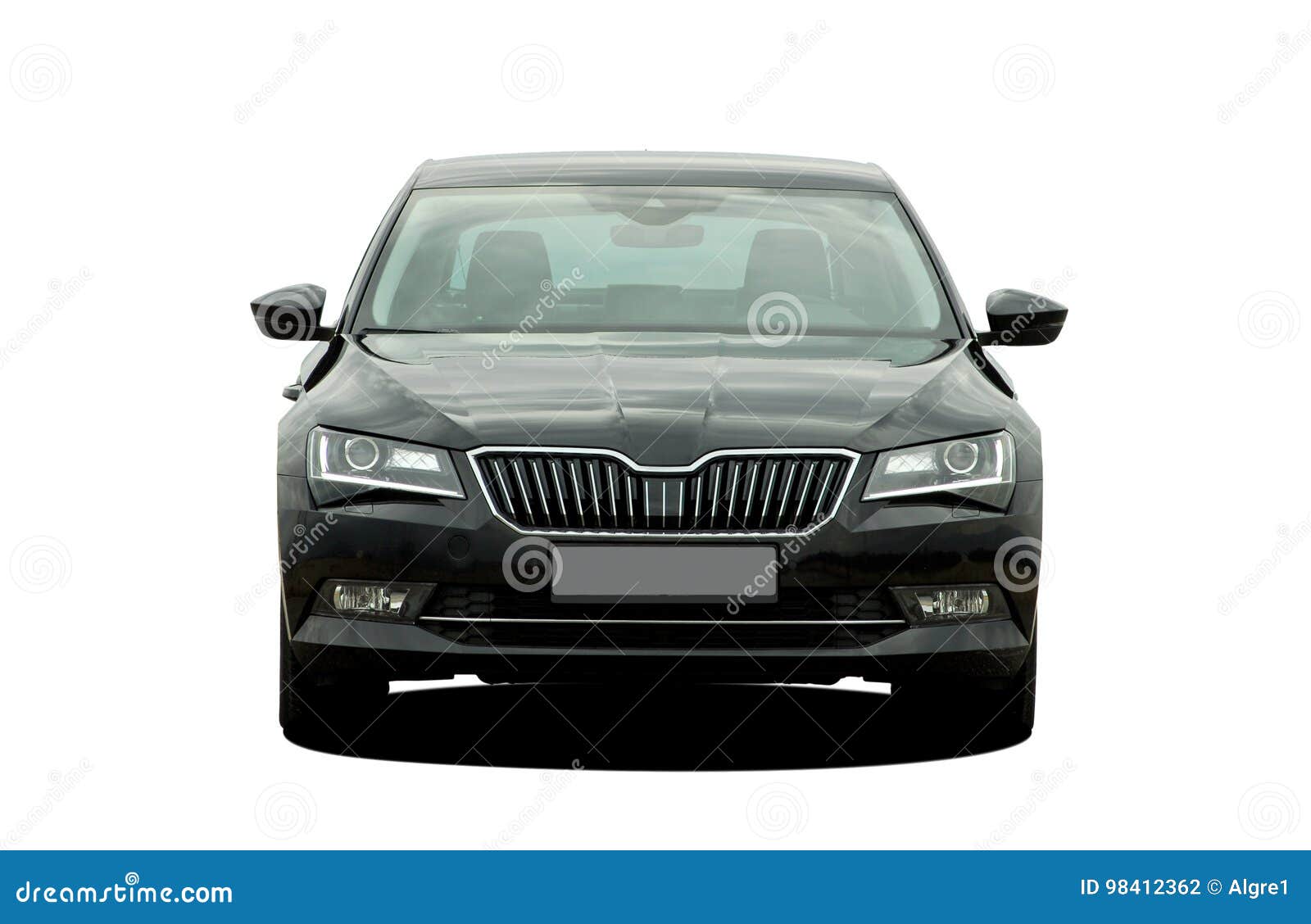 Zwarte Auto stock foto. Image of snelheid, plaat, geïsoleerd - 98412362