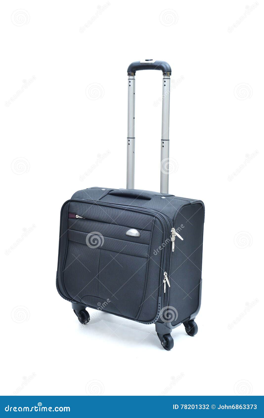 Zwarte koffer stock foto. Image of douane, rugzak, plastiek - 78201332