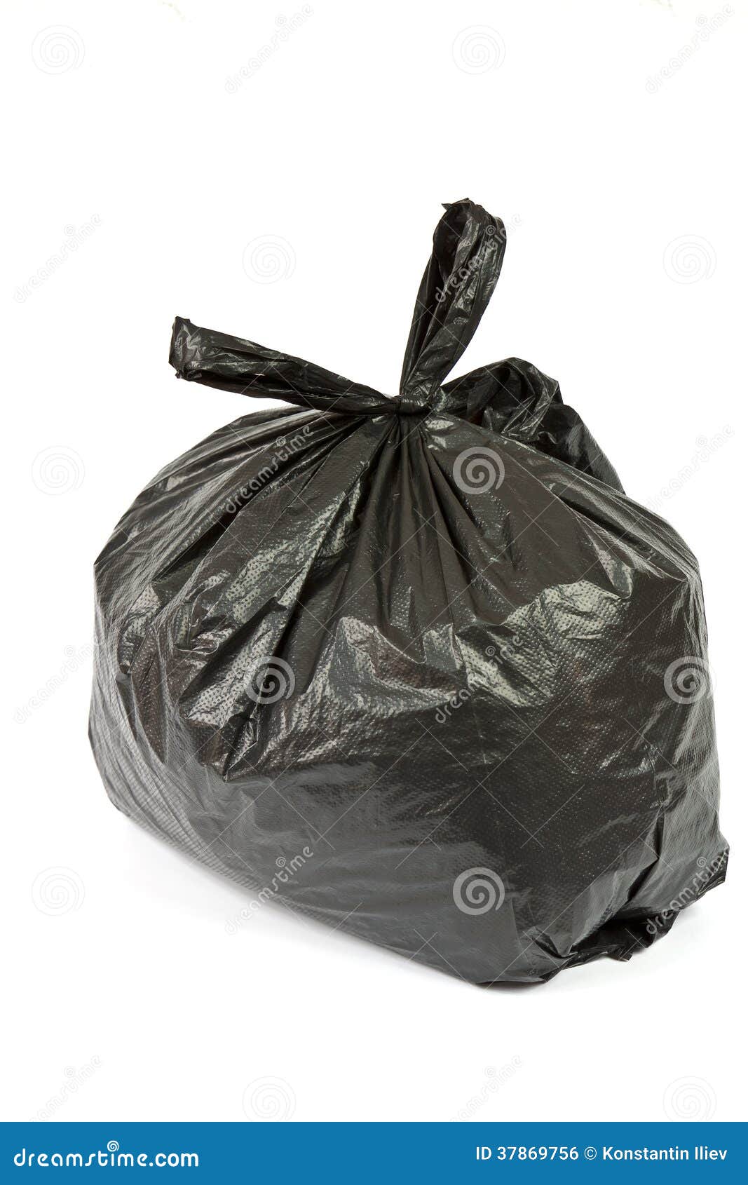 Zwarte Plastic Zak Met Afval Stock Foto - Image of huishouden, ecologie ...