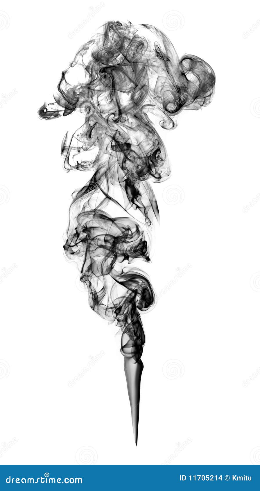 Zwarte rook stock foto. Image of bevroren, nave, macro - 11705214