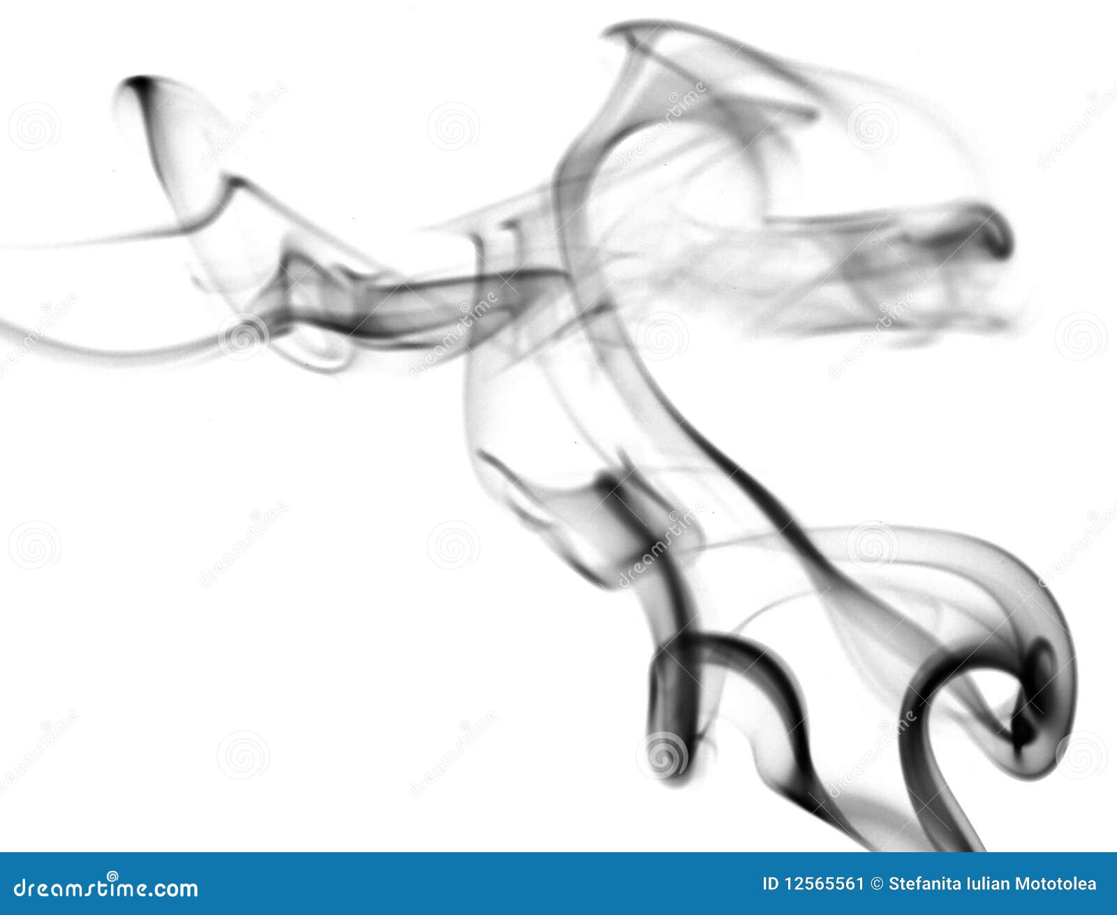 Zwarte rook stock afbeelding. Image of ontwerp, sigaret - 12565561