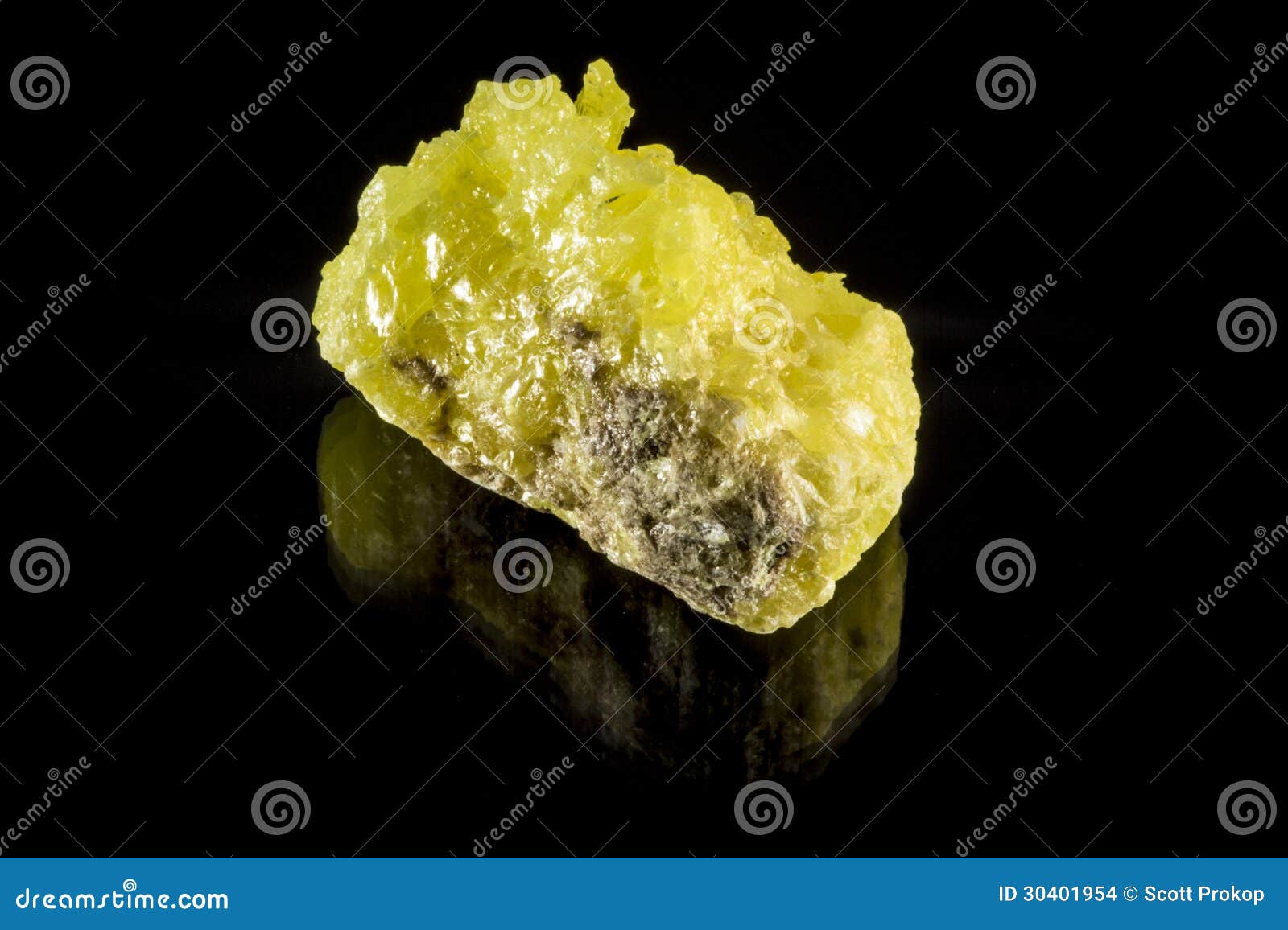 Zwavel Minerale Rots stock foto. Image of breekbaar, geologie - 30401954