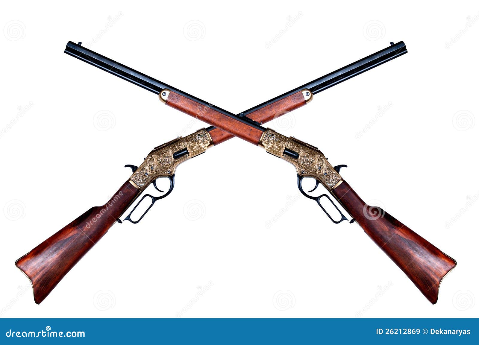 Zwei Alte Gewehre Winchester Lizenzfreie Stockbilder - Bild: 26212869