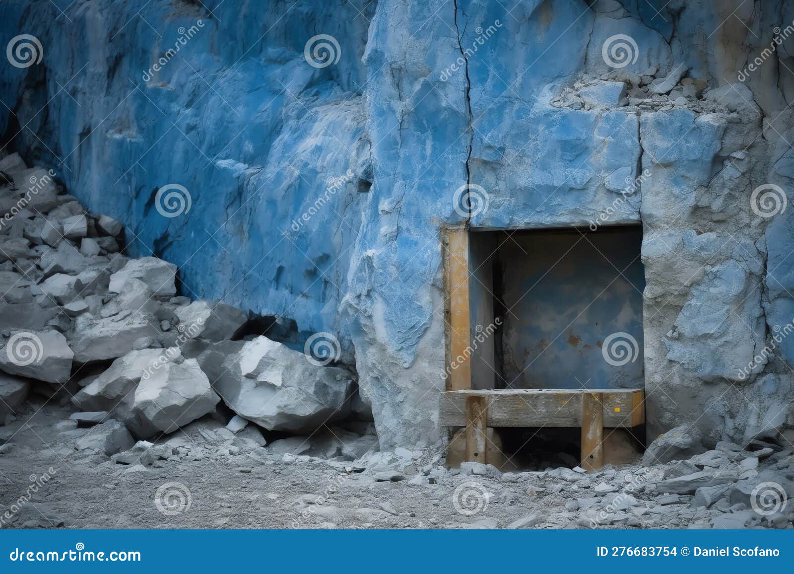 Zwei Blaue Bautrockner Stehen In Einem Kellerraum Vor Einer ... Zwei Blaue Bautrockner Stehen In Einem Kellerraum Vor Einer ...