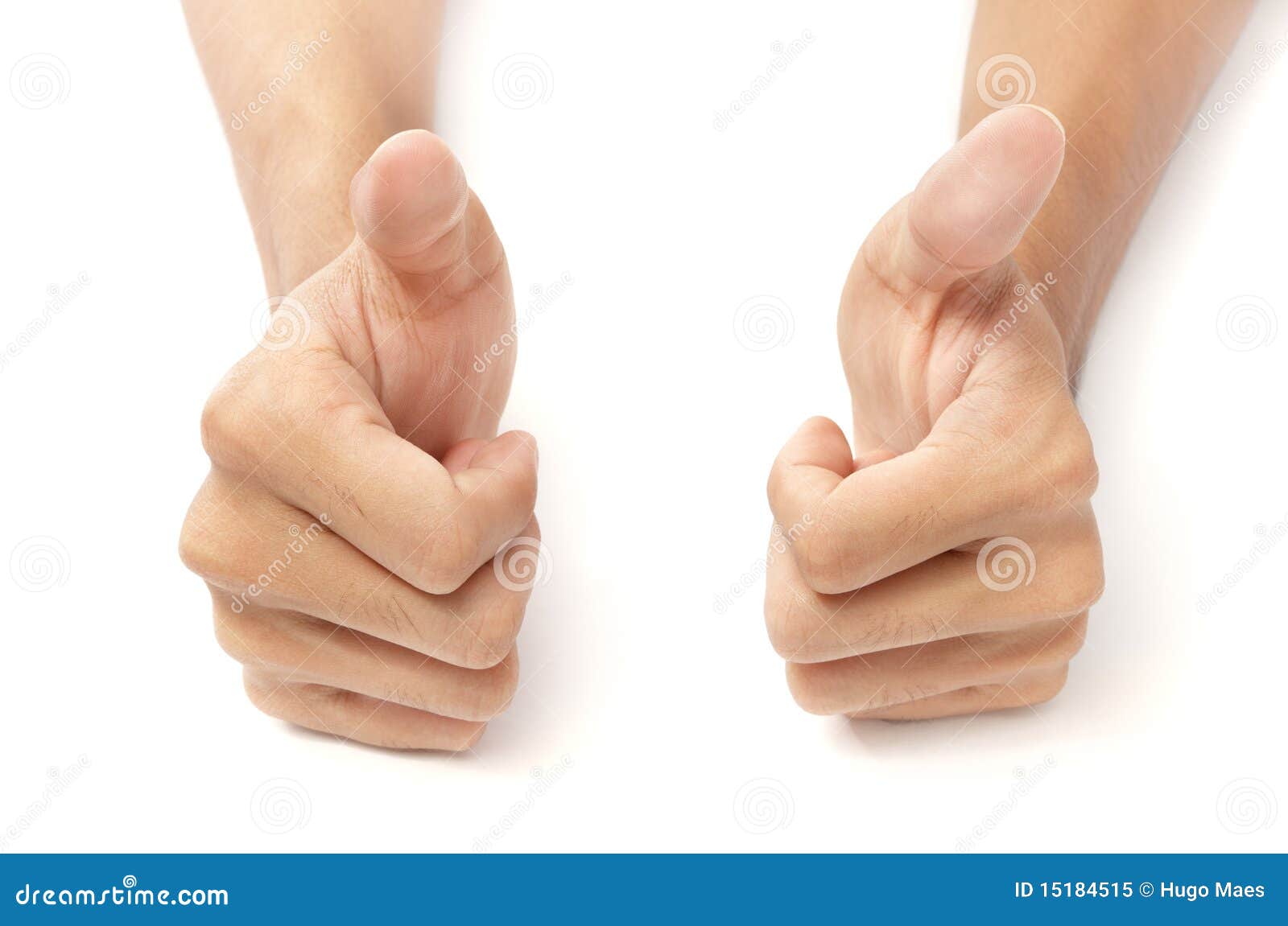 Zwei Daumen Der Hand W Oben Stockbild - Bild von mann, begrifflich ...