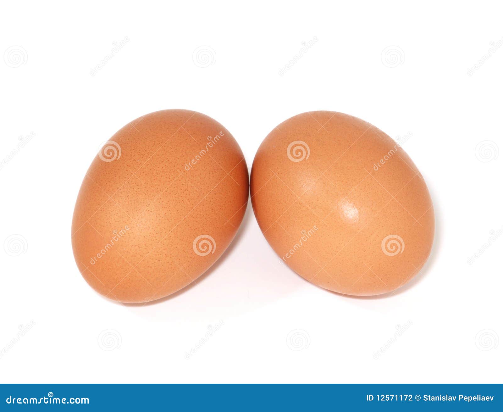 Zwei Eier stockfoto. Bild von nachrichten, eier, zwei - 12571172