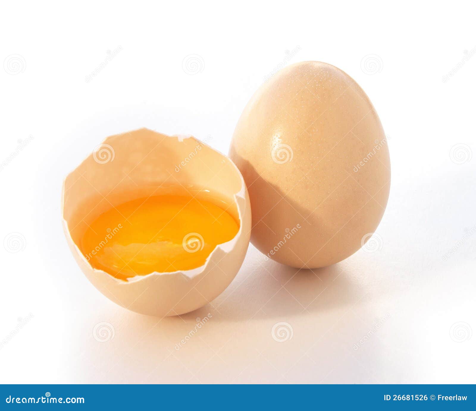 Zwei Eier stockfoto. Bild von kochen, lebensmittel, ostern - 26681526