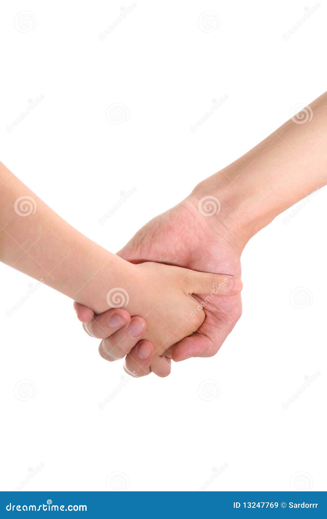 Zwei Hände, Die Sich Anhalten Stockbild - Bild von formular, getrennt ...