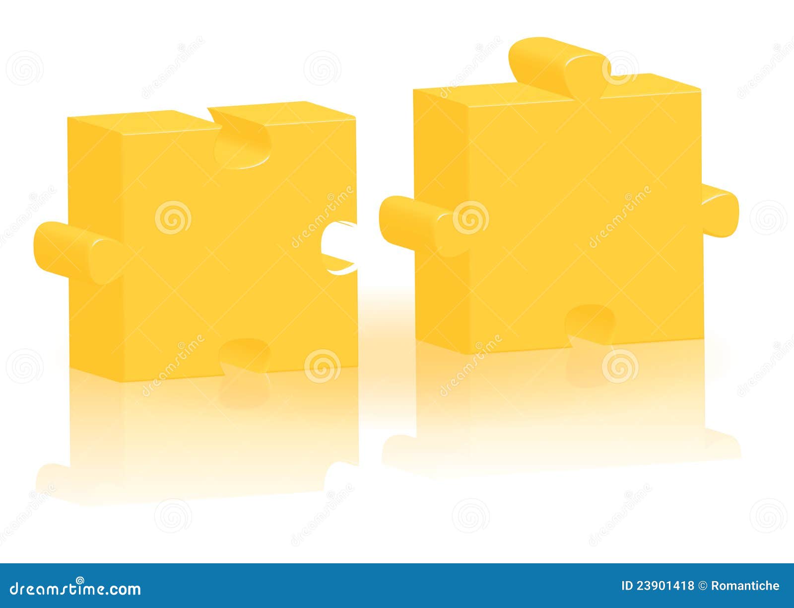 Zwei Puzzleteile vektor abbildung. Illustration von übereinstimmung ...