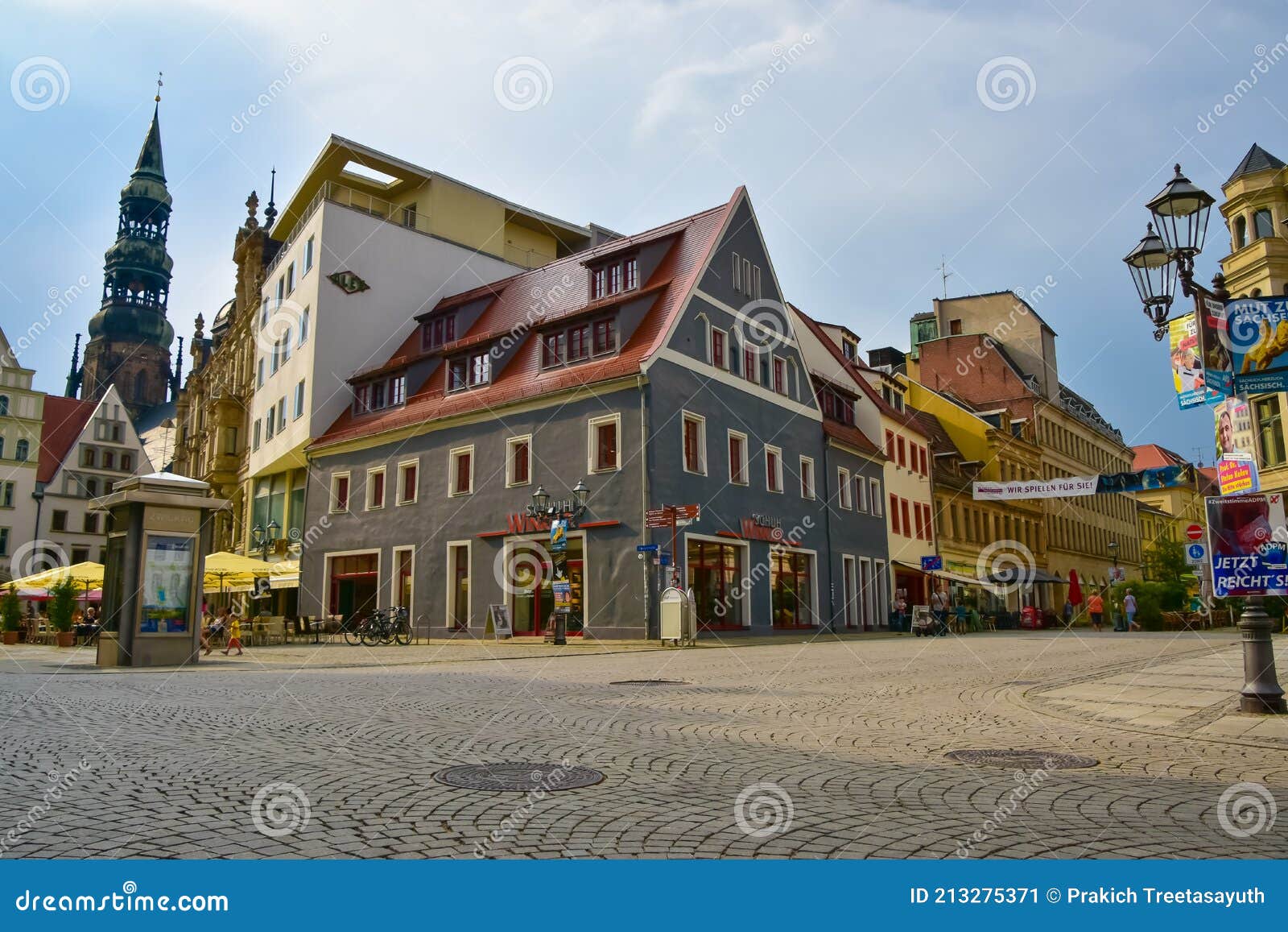 Zwickau in Saxony, Germany editorial photo. Image of cathedral - 213275371