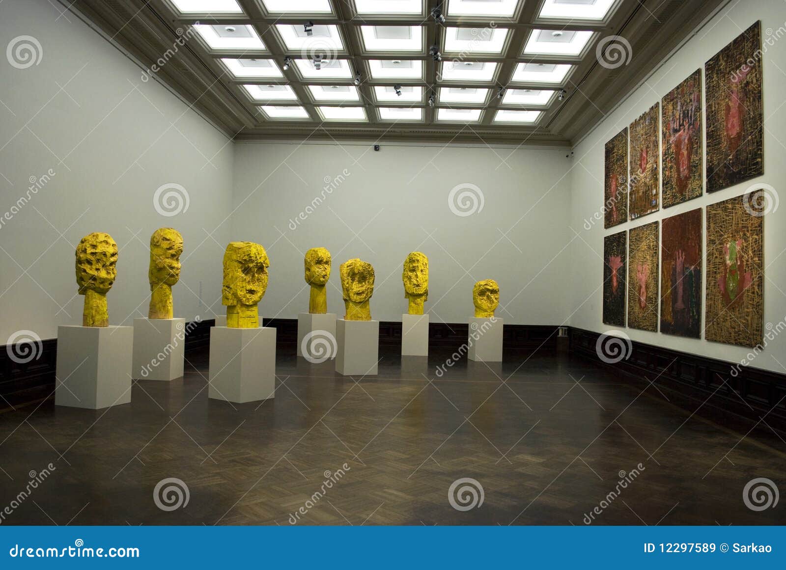 Zwinger Art Gallery - G. Baselitz Exhibition Editorial Stock Image ...