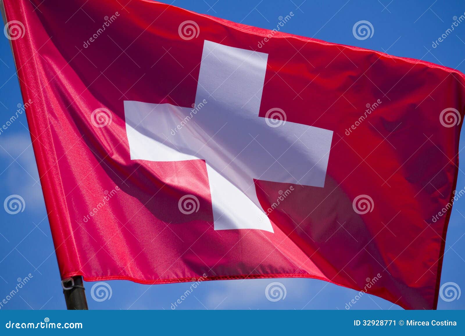 Zwitserse Vlag stock afbeelding. Afbeelding bestaande uit vlaggen ...