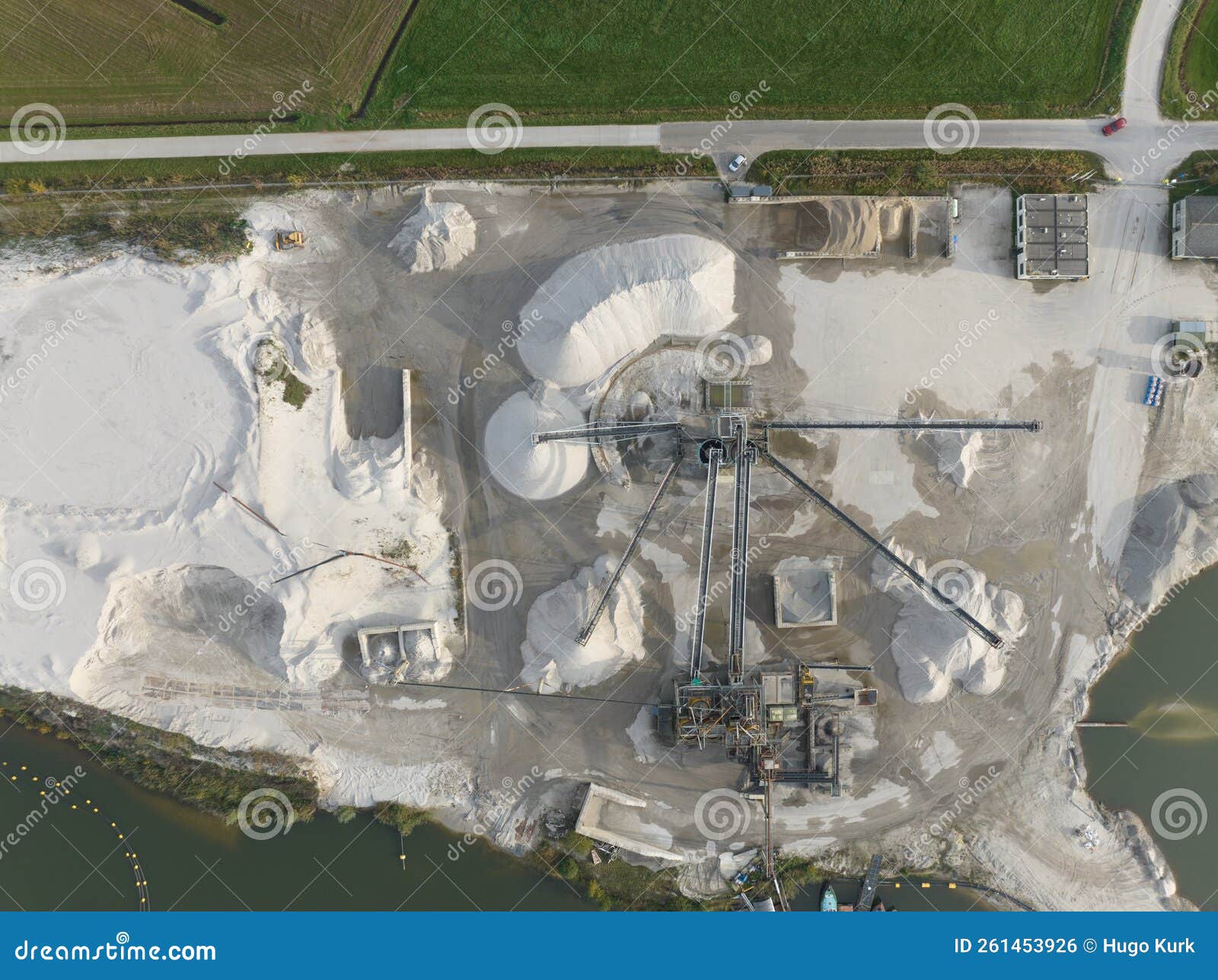 Zwolle, the Netherlands. Extracting Sand for Construction, Suction ...
