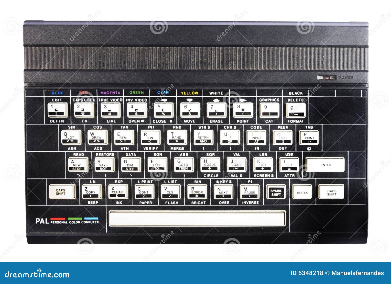 ZX Spectrum stock photo. Image of time, white, keyboard - 6348218