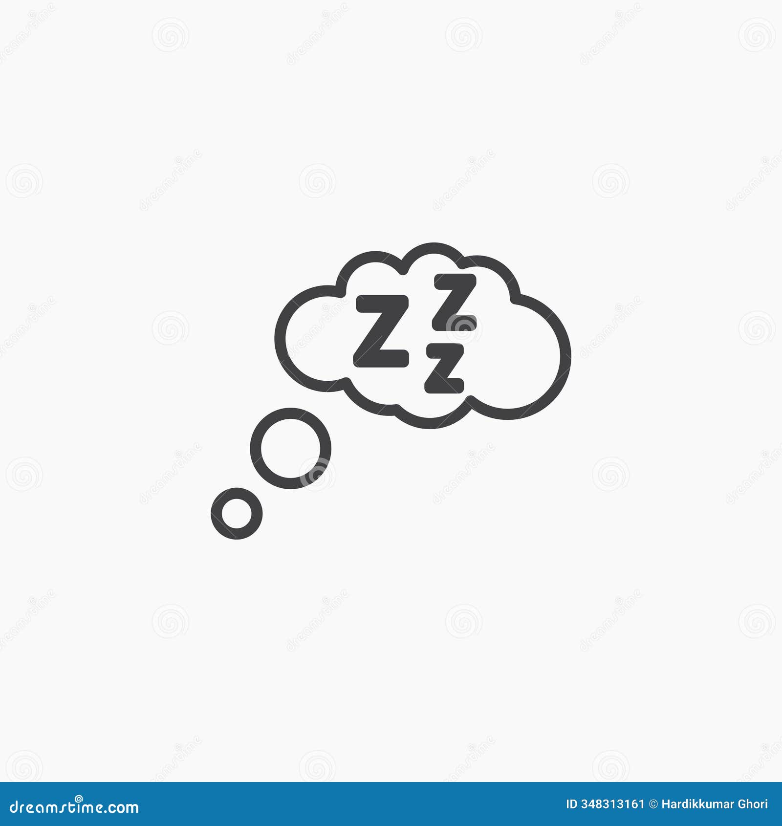 Zzz Icon Vector | CartoonDealer.com #348313161