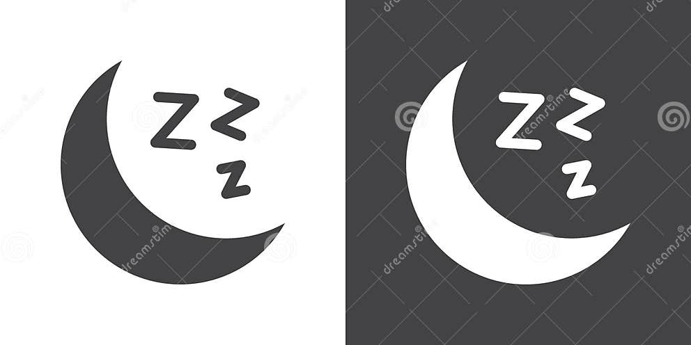 Zzz Icon Thin Line Illustration Set Stock Illustration - Illustration ...