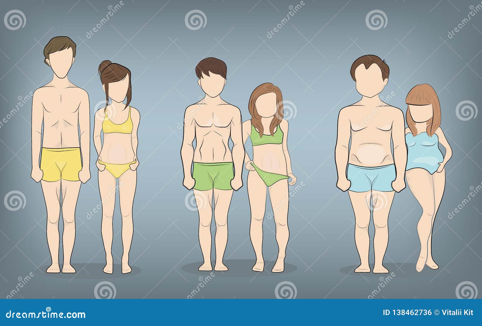Types Of Body Movements With Muscular Motion Pose Examples Outline Diagram Cartoon Vector ...
