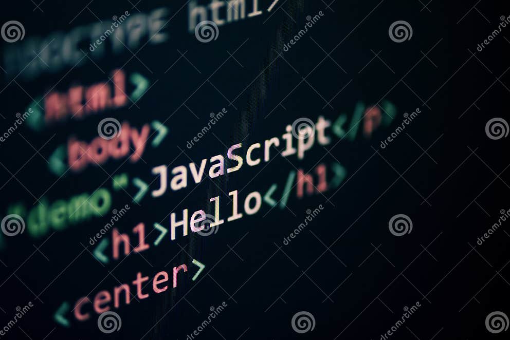 Écran De Visualisation De Programmation De Composants D'éditeur De Texte D'Internet De Code De ...