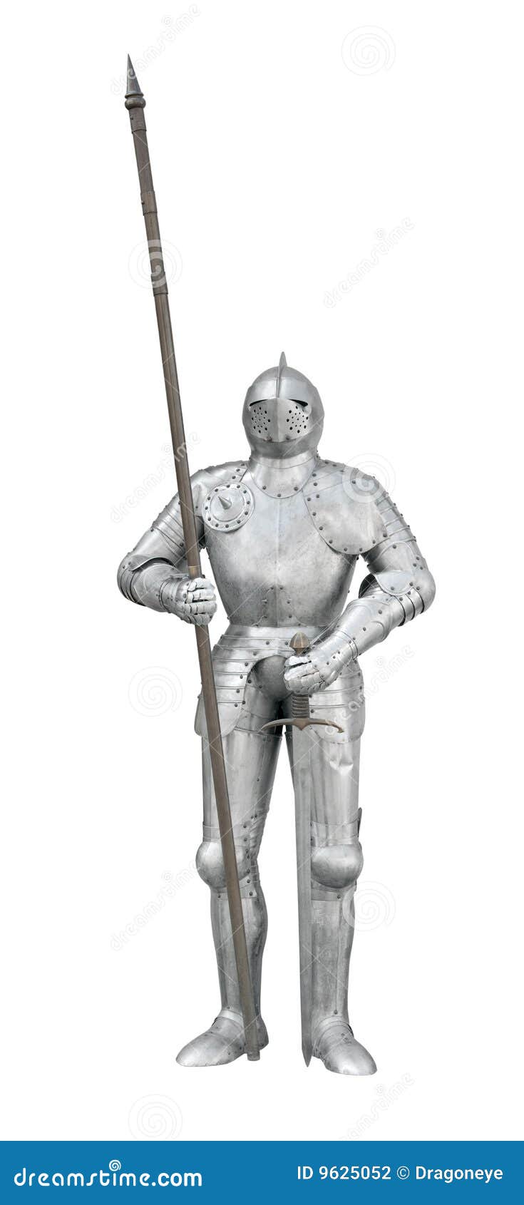 épée de lance de chevalier photo stock. Image du européen - 9625052