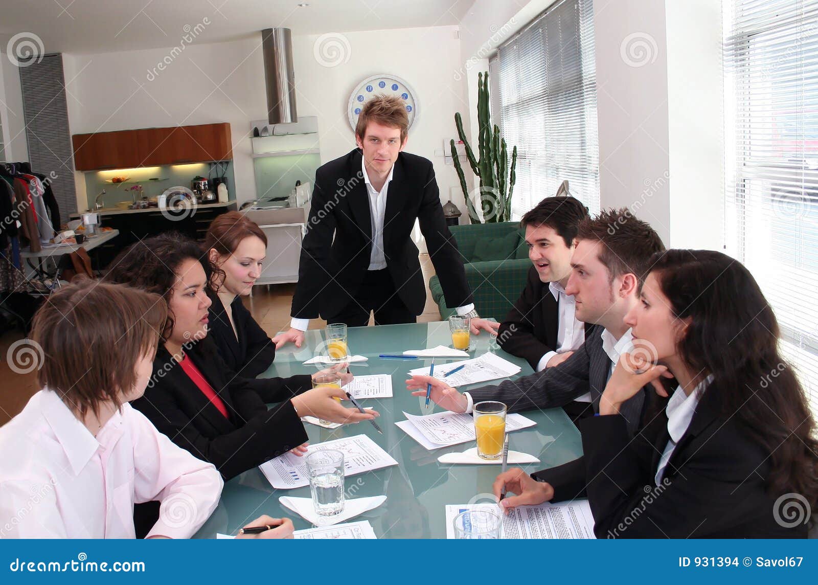 Équipe D'affaires - Le Bossage Photo stock - Image du directeur ...