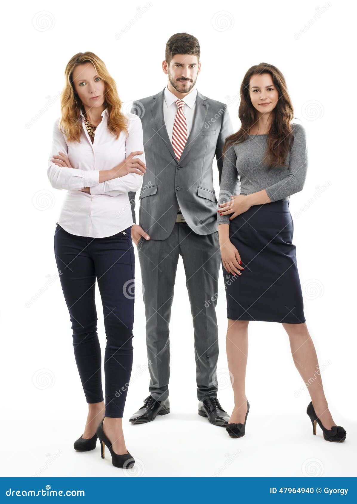 Équipe réussie d'affaires photo stock. Image du moyen - 47964940