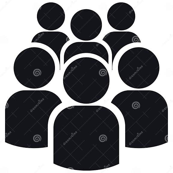 Ícone Do Grupo De Seis Pessoas Das Silhuetas Ilustração do Vetor ... Ícone Do Grupo De Seis Pessoas Das Silhuetas Ilustração do Vetor ...