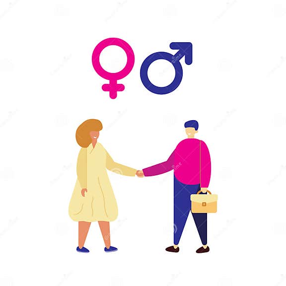 ícone Do Gênero Símbolo Do Vetor Sexual Símbolo Feminino E Masculino