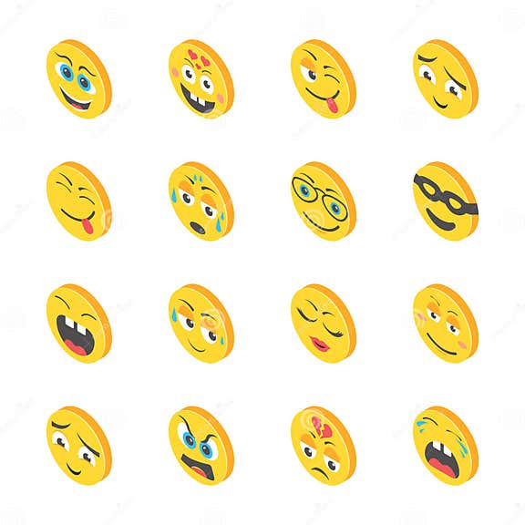 Ícones Dos Emojis Dos Sentimentos Ilustração Stock - Ilustração de ... Ícones Dos Emojis Dos Sentimentos Ilustração Stock - Ilustração de ...