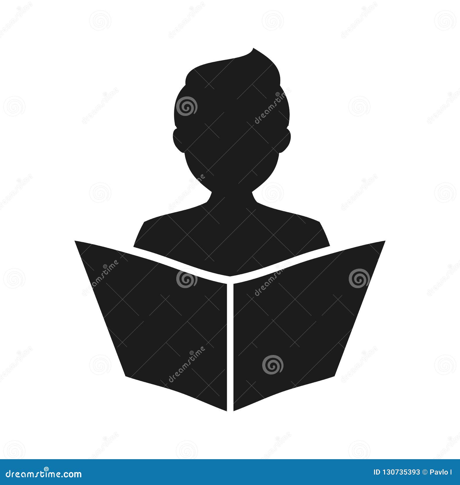 Man Read a Book Simple Icon. Education Symbol. Instruction Manual Icon ... Man Read a Book Simple Icon. Education Symbol. Instruction Manual Icon ...