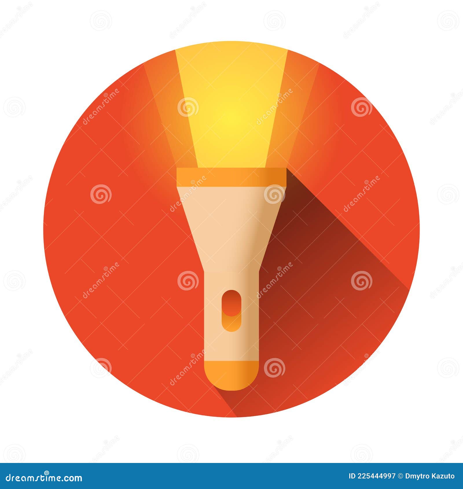 Flashlight Flat Icon