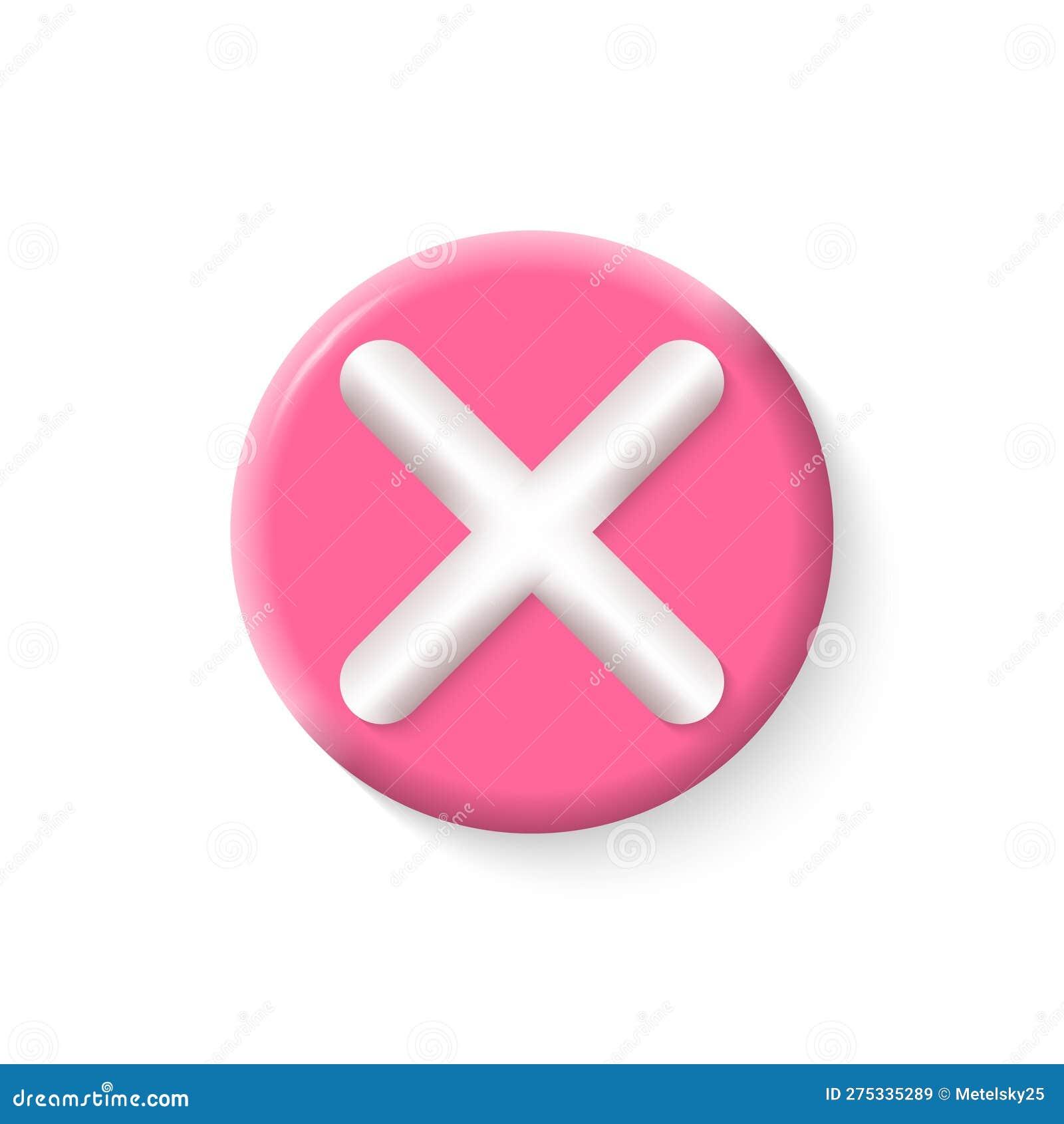 Check Mark Icon. 3d Circle Cross Symbol. Wrong, Incorrect, Negative ... Check Mark Icon. 3d Circle Cross Symbol. Wrong, Incorrect, Negative ...