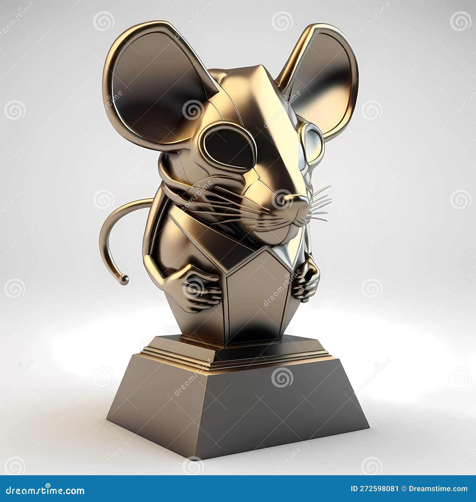 трофей мышки. генеративный помощник Иллюстрация штока - иллюстрации насчитывающей трофей, игра ...